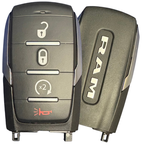 4 Button RAM 1500 Proximity Smart Key OHT-4882056 / 68523812AA (OEM Re ...
